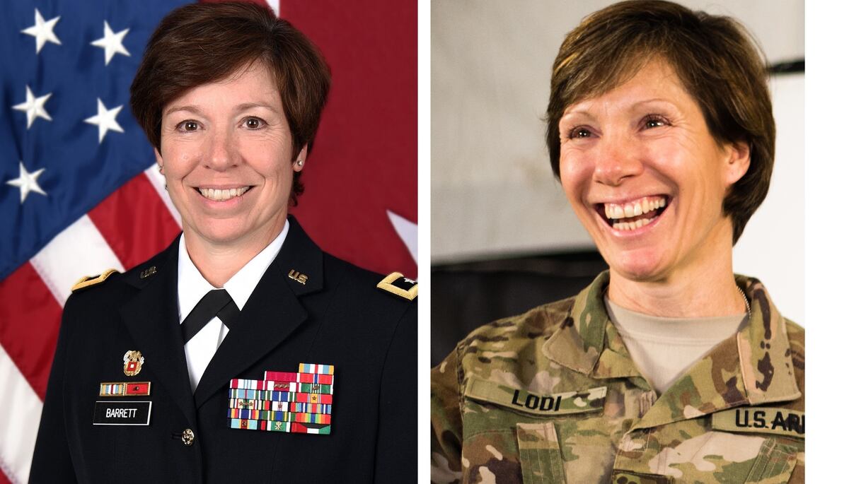 These are the first sisters to attain the rank of general, Army says