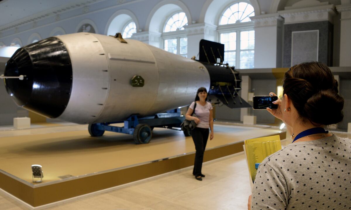 Replica of most powerful nuclear bomb ever goes on display in Moscow