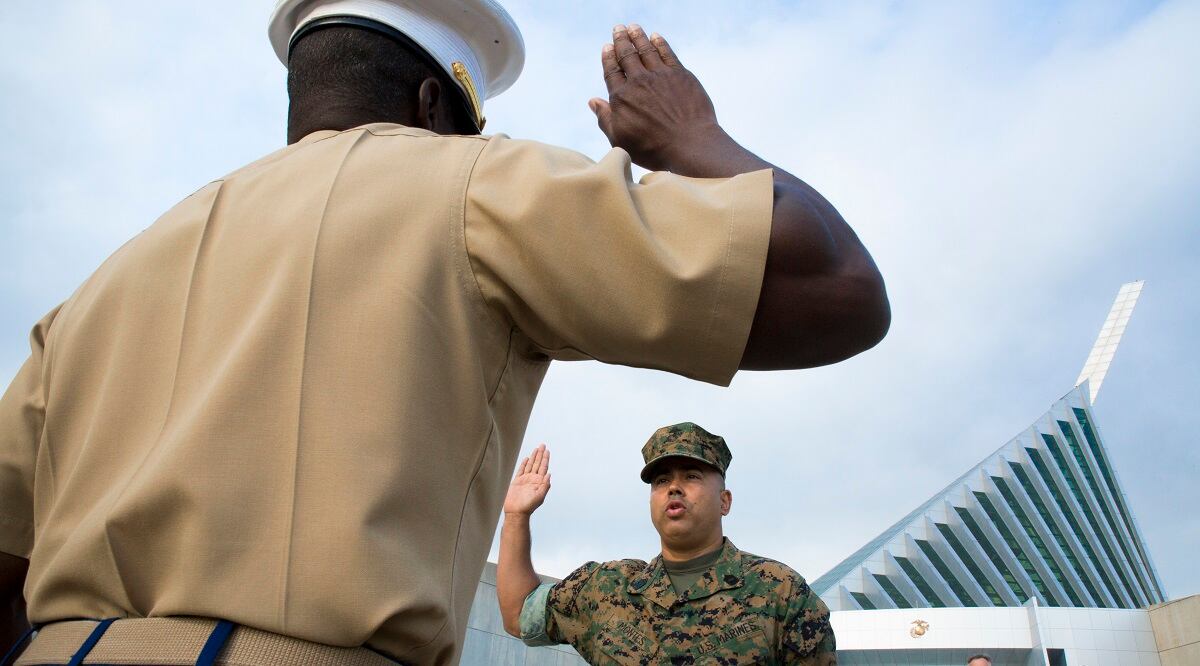 Here’s why the Marine Corps is considering returning to promotion photos