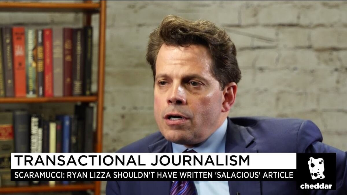 Scaramucci on The New Yorker Interview That Got Him Fired