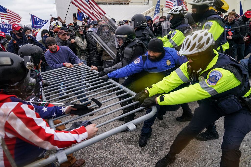 US soldier charged with assaulting police officer during Capitol riot