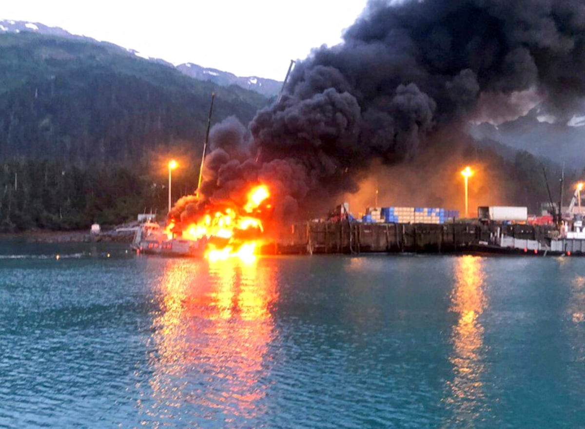 Coast Guard probing dock explosion