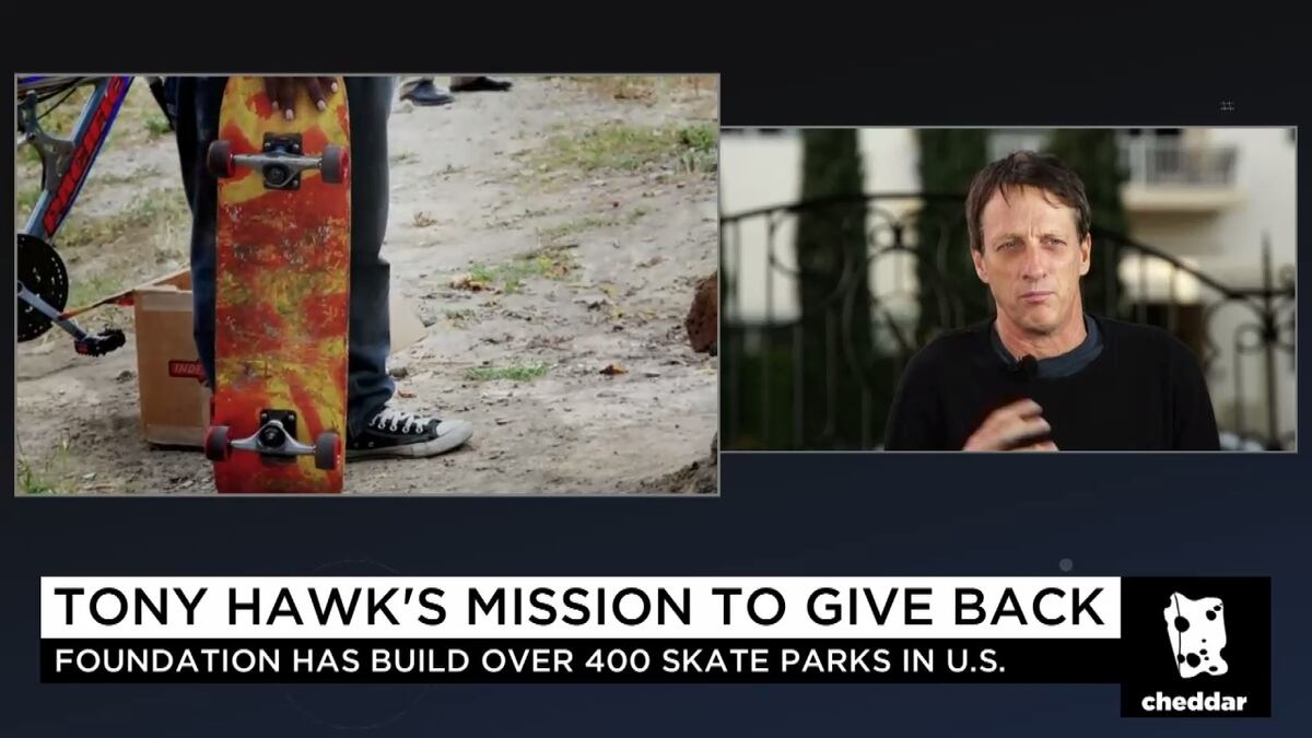 Tony Hawk Creates Skate Parks in Low-Income Communities