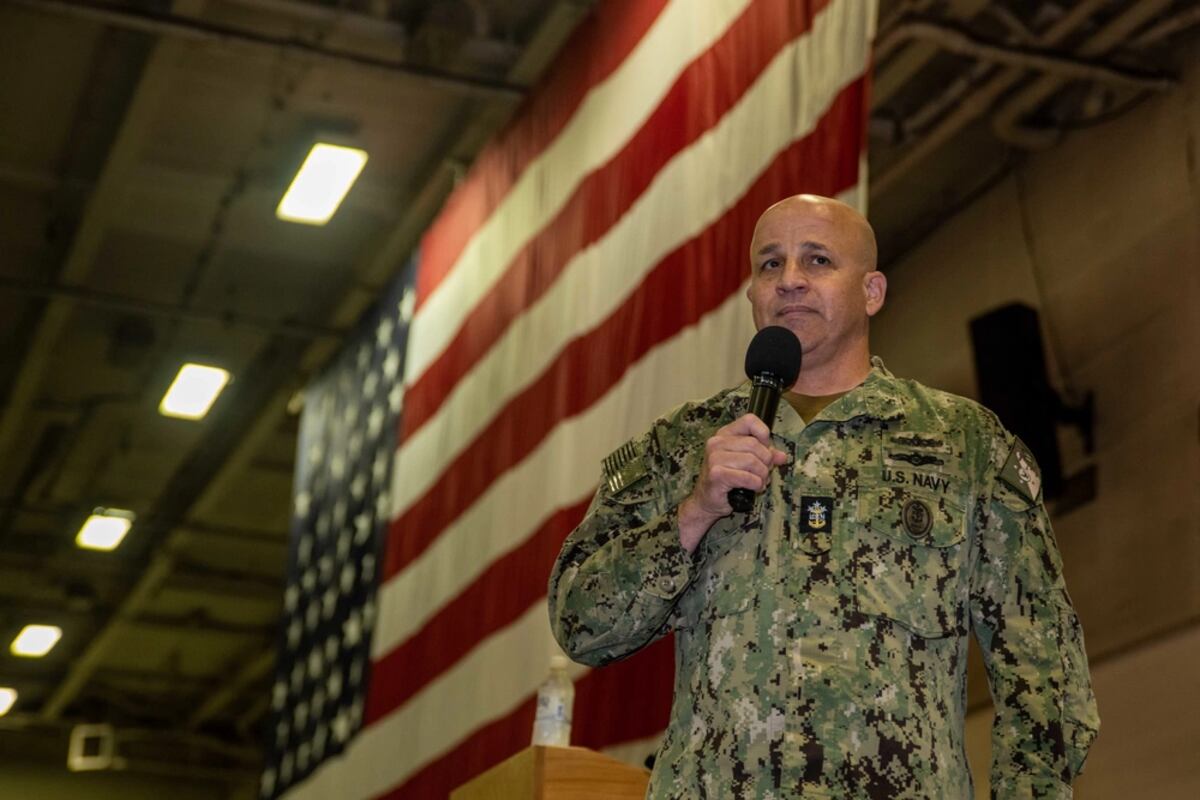Navy investigating top enlisted sailor over alleged misconduct