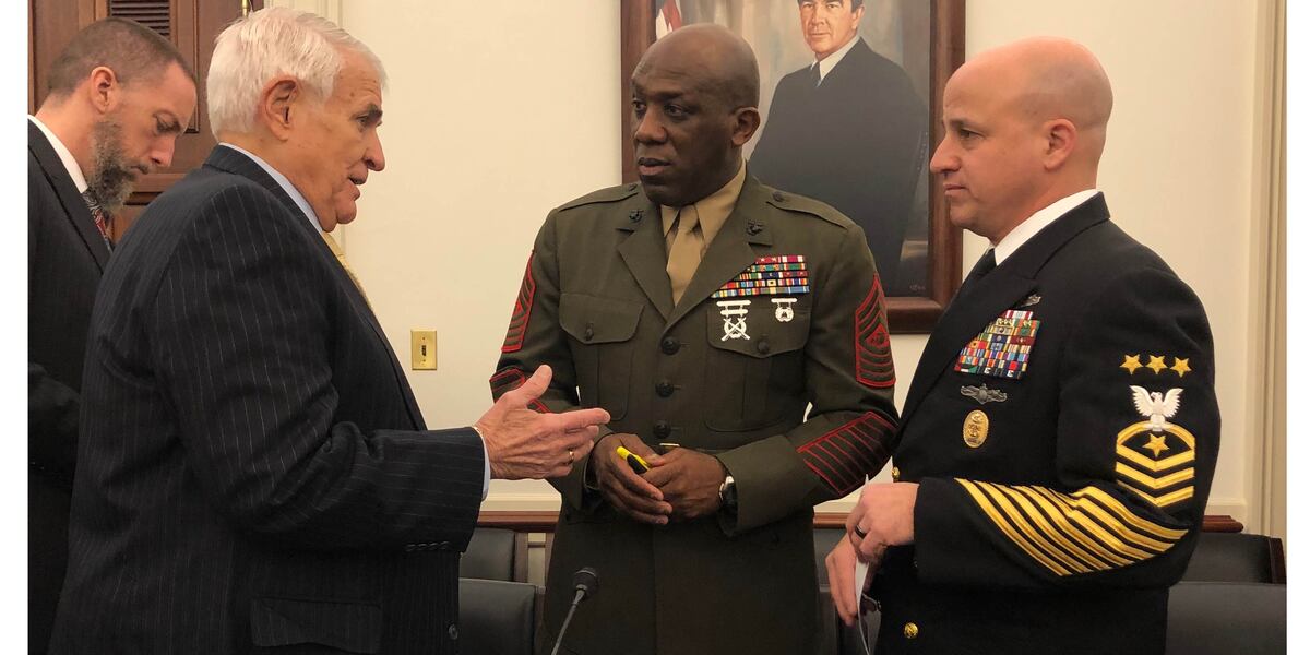 MCPON debuts on Capitol Hill, urges help for sailors and their families