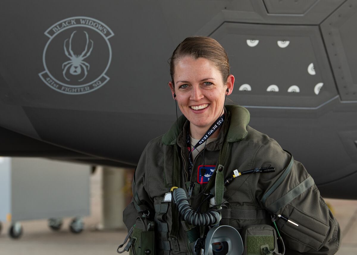 Meet the Air Force’s first female F-35 demonstration team pilot