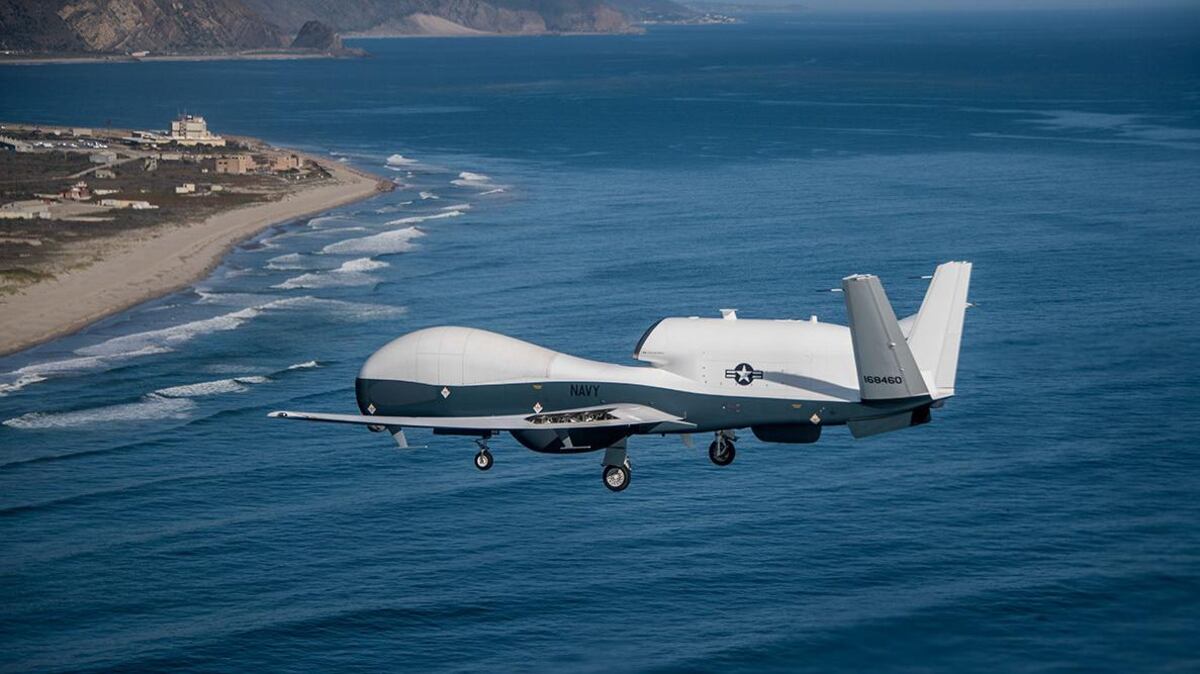 Navy’s Triton drone squadron returns to Guam