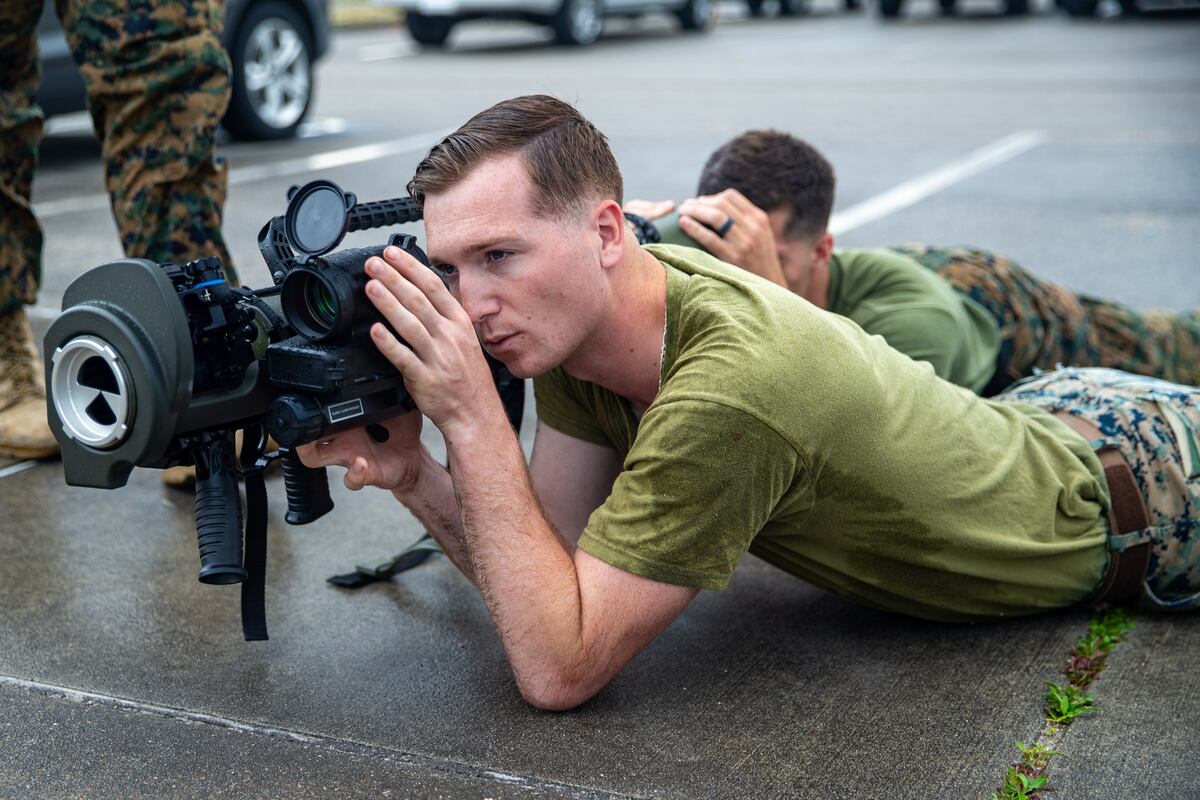 These Marines are having a ‘blast’ with the latest shoulder-fired rocket