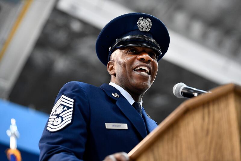 Retiring CMSAF Wright talks candidly about the future of the Air Force ...