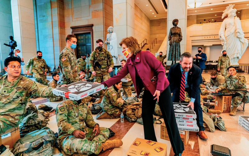 USO brings drinks, snacks and a ‘warm welcome’ to Guard troops at the ...