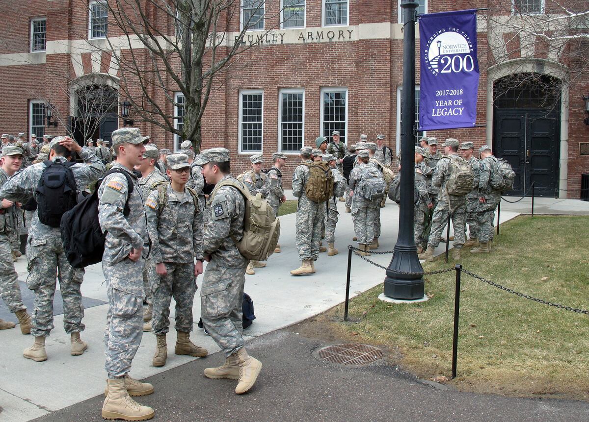 Military brass to gather in Vermont to highlight ROTC origin