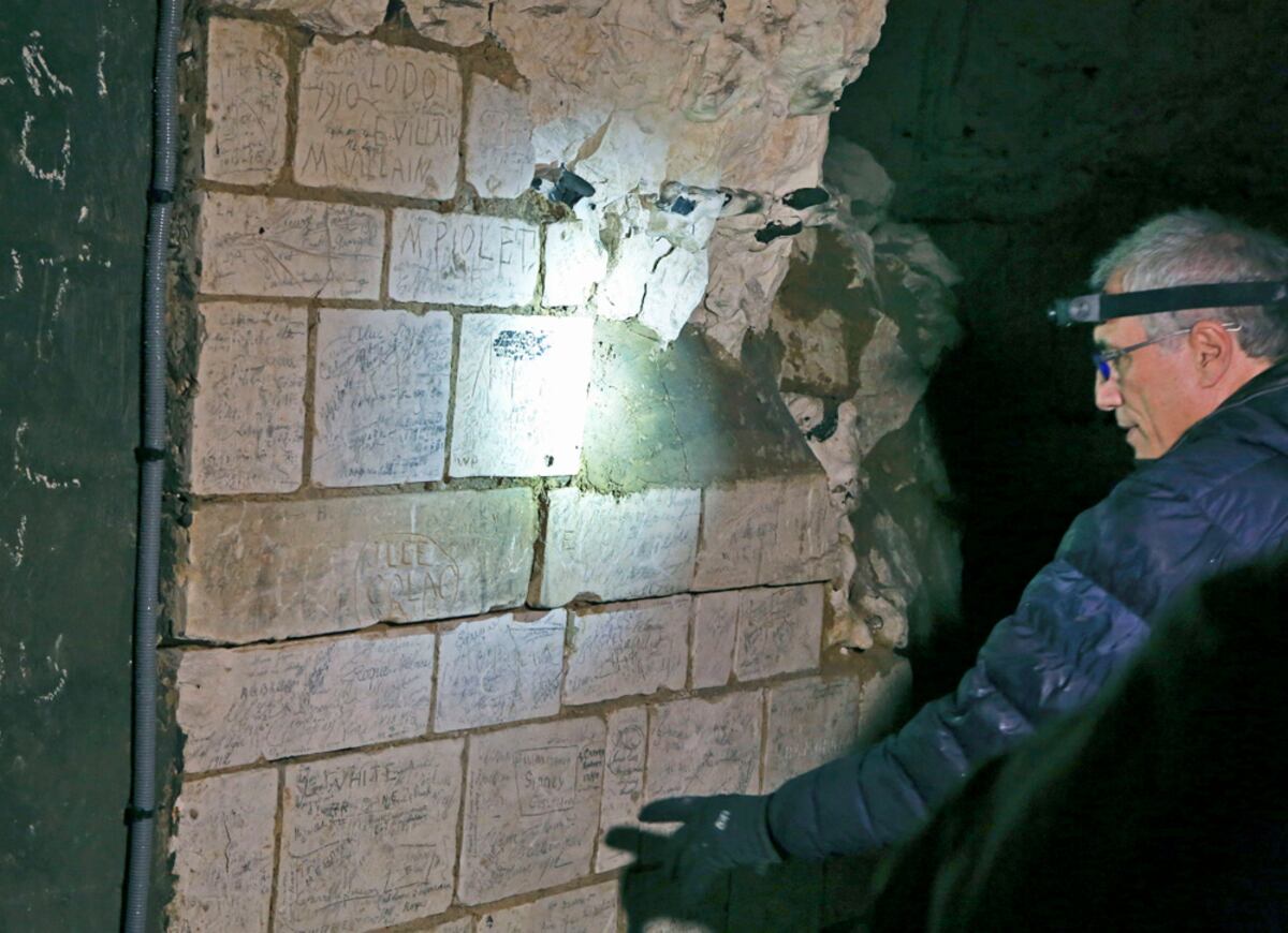 WWI graffiti sheds light on soldiers' experience