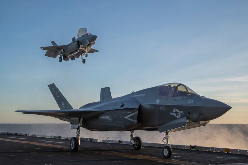 Marines hit operational status with second carrier-capable F35-C unit
