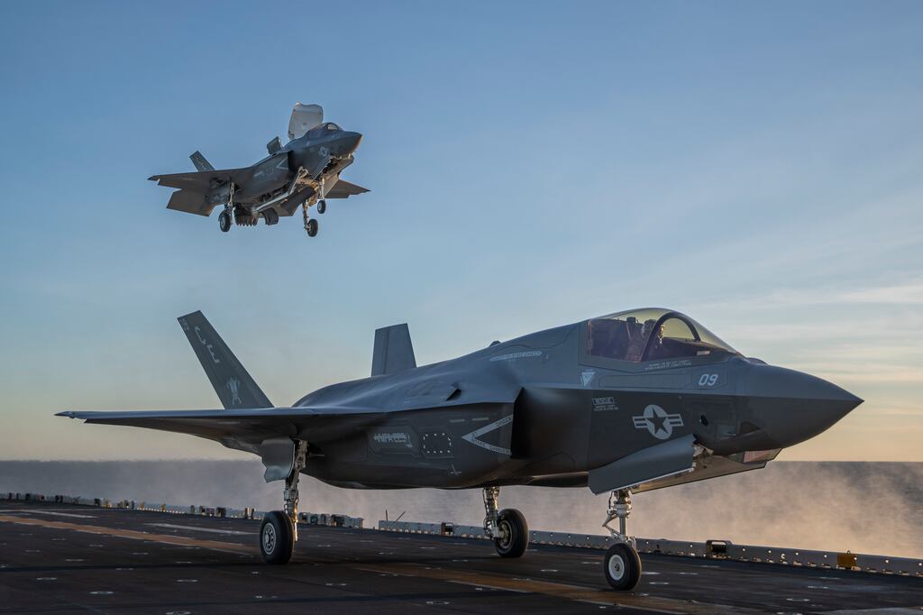 Marines hit operational status with second carrier-capable F35-C unit