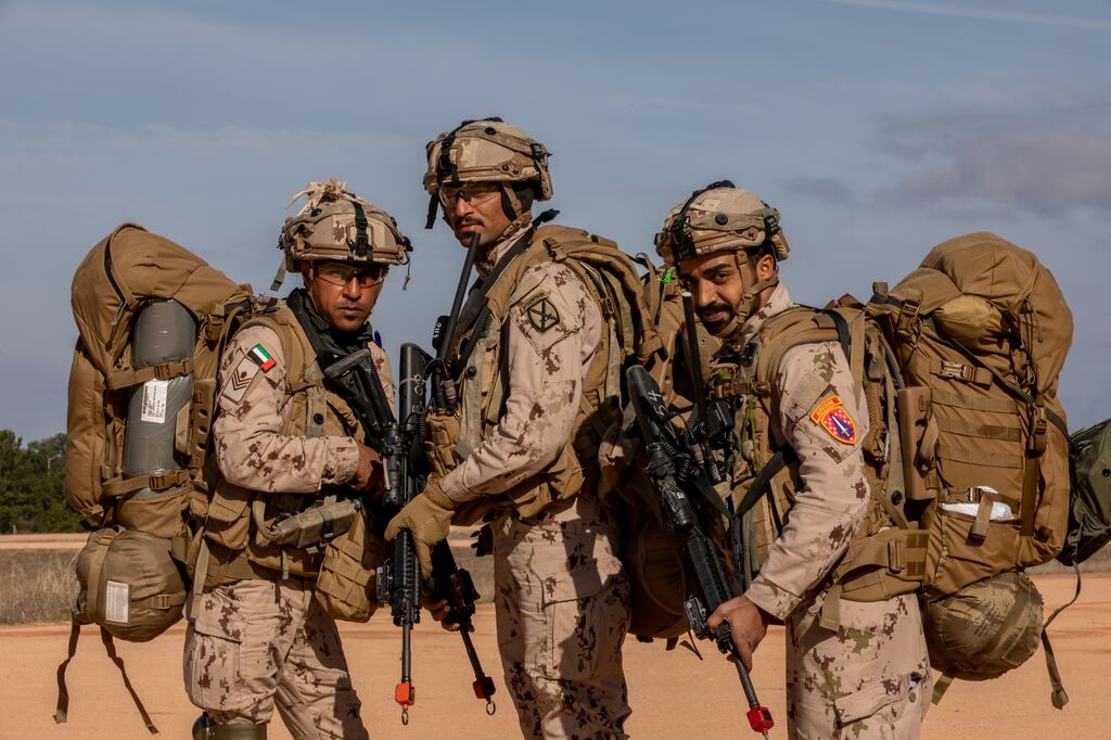 First time: Middle East partner military trains at a US Army center