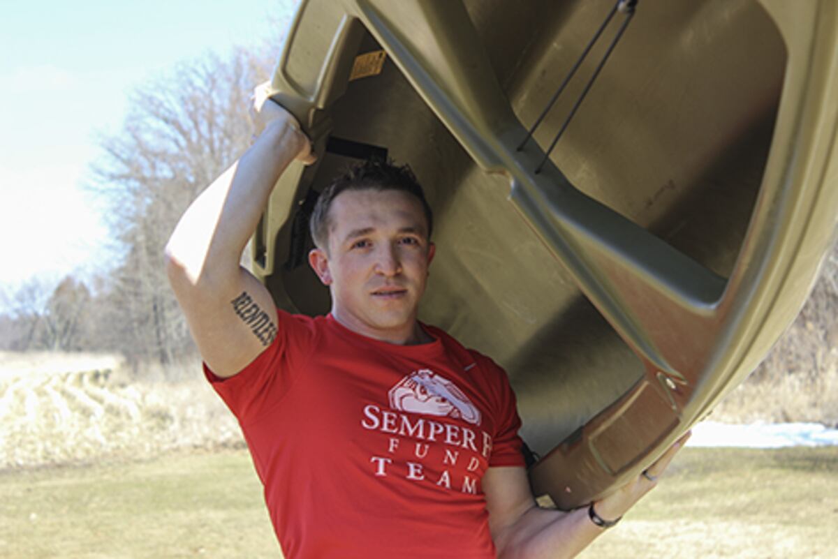 Marine kayaker preps for epic trip tapping Bruce Lee’s favorite workout ...