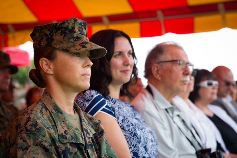 Marines’ elite Silent Drill Platoon gets its first female commander
