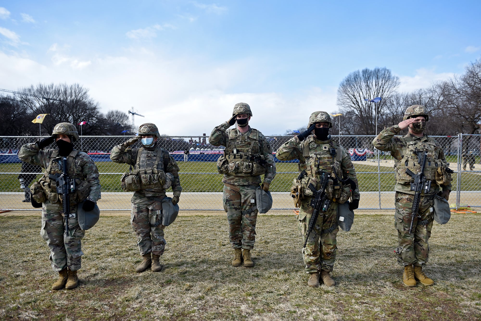 The National Guard had a quiet day in DC standing post against threats ...