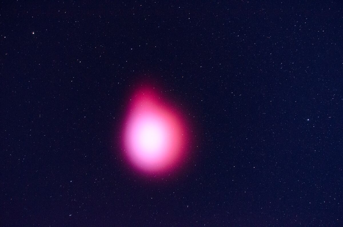 Pink cloud visible in Arizona after White Sands rocket launch
