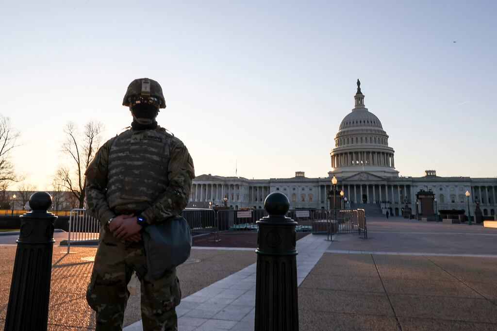 Up to 21,000 National Guard troops now authorized in DC for Biden ...