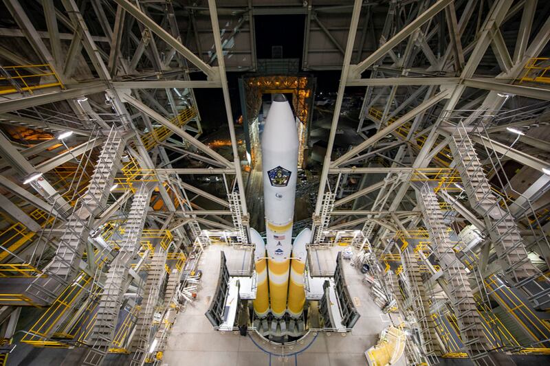 National Reconnaissance Office launches 3 satellites off Virginia coast
