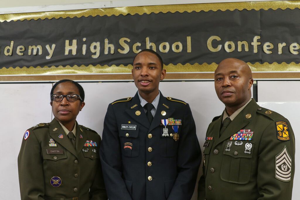 Army JROTC cadet saves life in shooting, receives Medal of Heroism