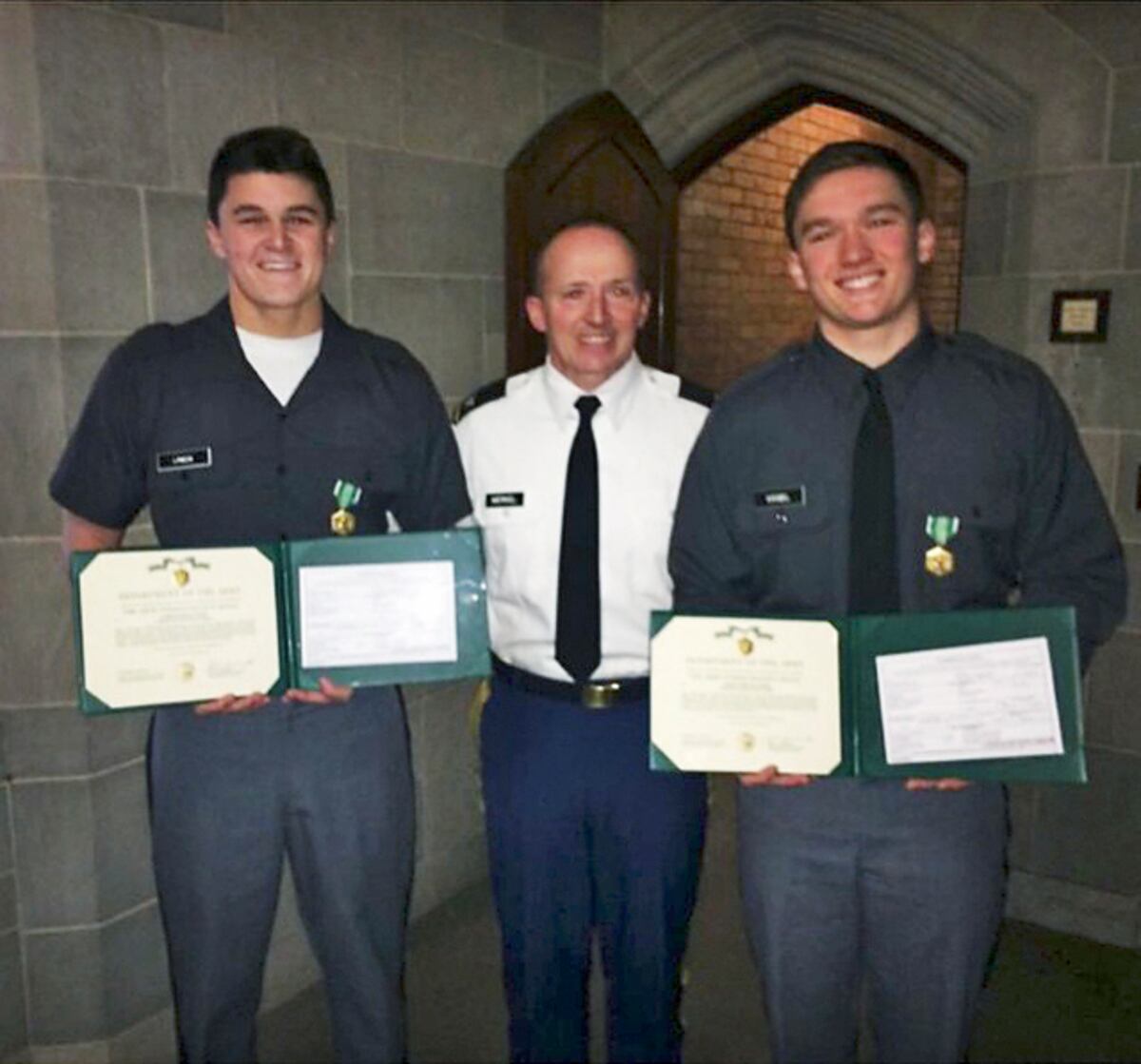 Cadets earn medals for rescue after Army-Navy game