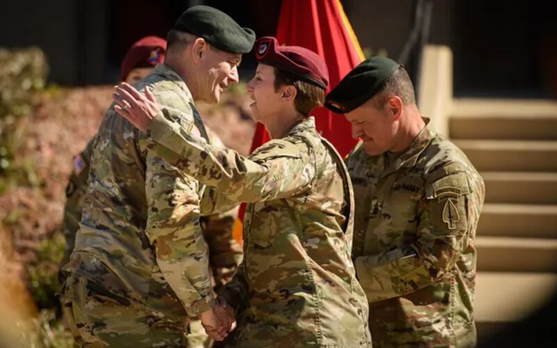Army Special Ops Command welcomes first female command sergeant major