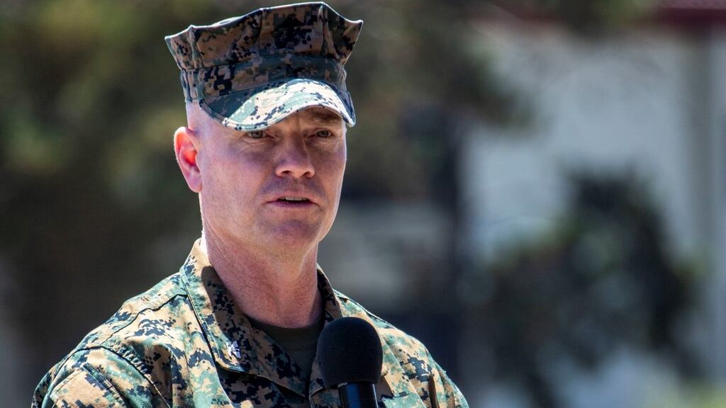 Top officer fired at Marine infantry battalion in California