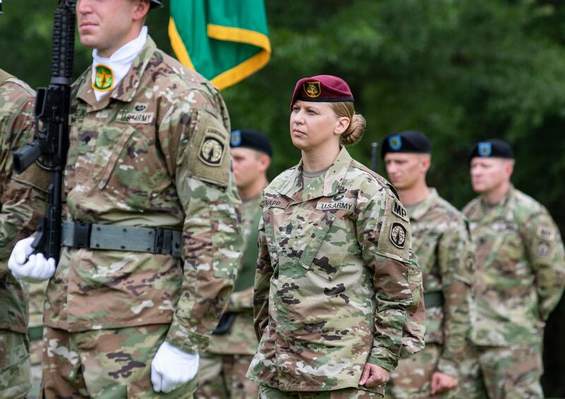 New 101st Airborne command sergeant major is first woman in the job