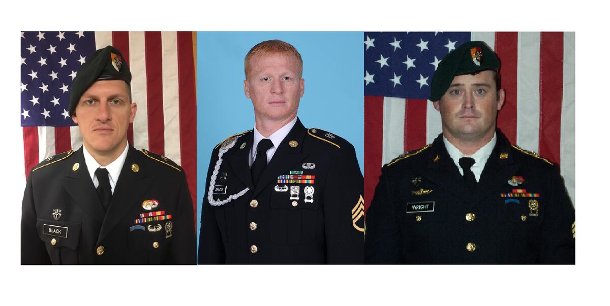 DoD releases names of 3rd Special Forces Group soldiers killed in Niger
