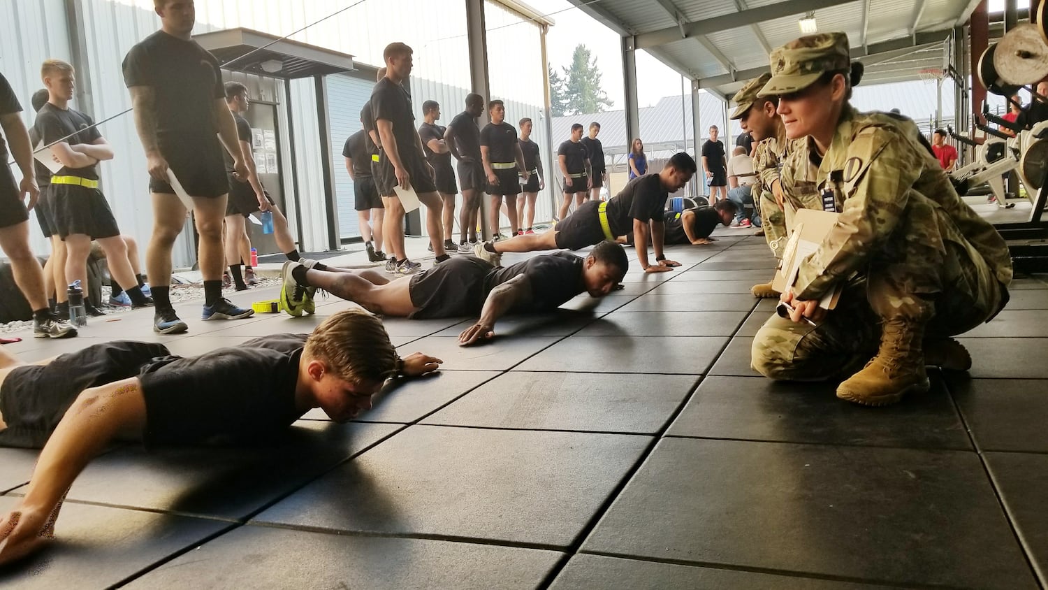 The Army is testing a new combat fitness test