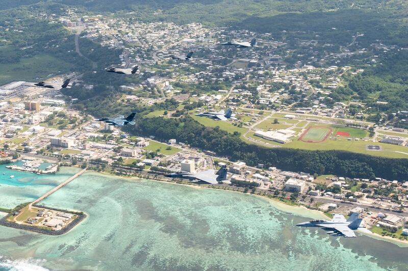 Military prepares for disaster relief on Guam after massive typhoon