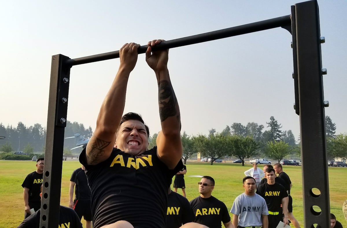 The Army is testing a new combat fitness test