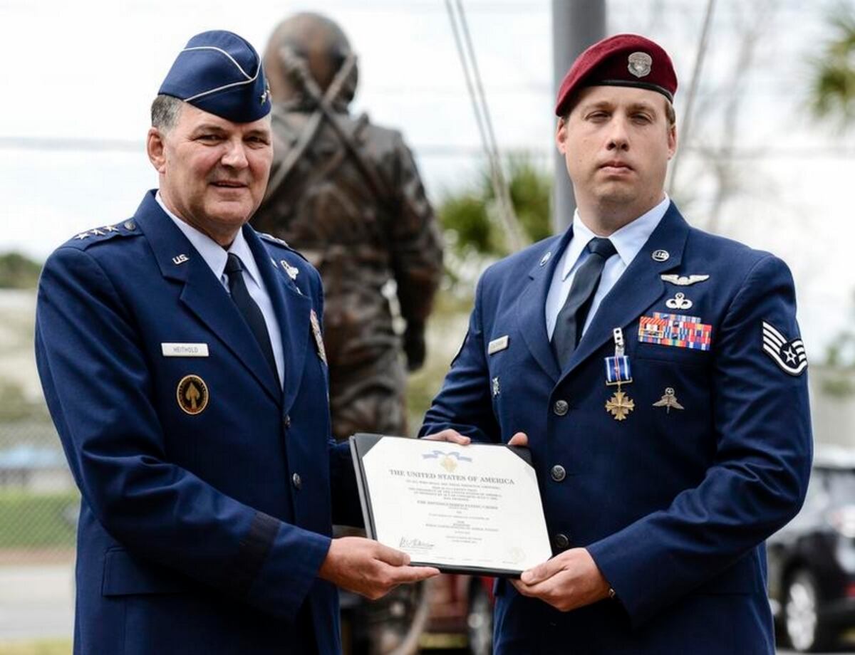 PJ honored for rescue in Afghanistan — Awarded Distinguished Flying ...