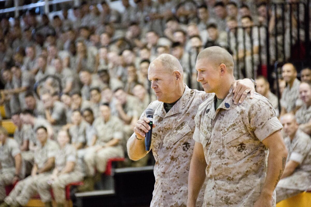 On world tour, CMC outlines goals, listens to Marines