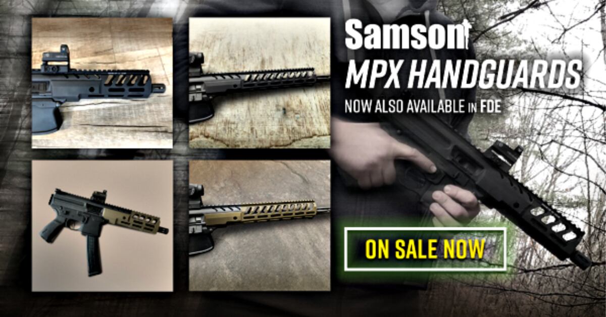 Samson Manufacturing re-Introduces their MPX handguards, available in FDE
