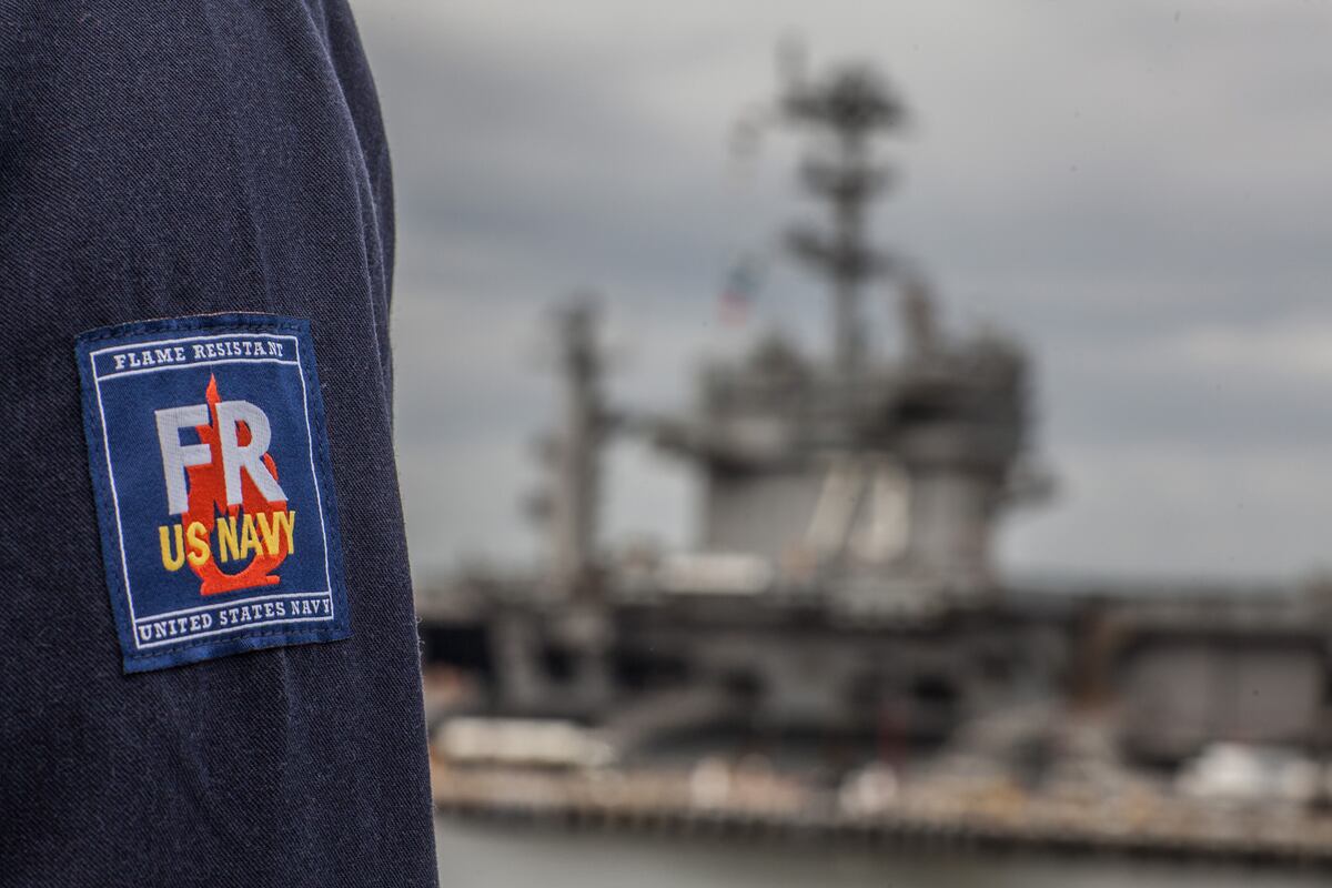 An exclusive first look at the Navy's new fire-retardant coveralls