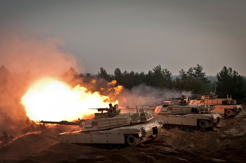New Army tests put a tank crew in charge of a mini-formation of ...
