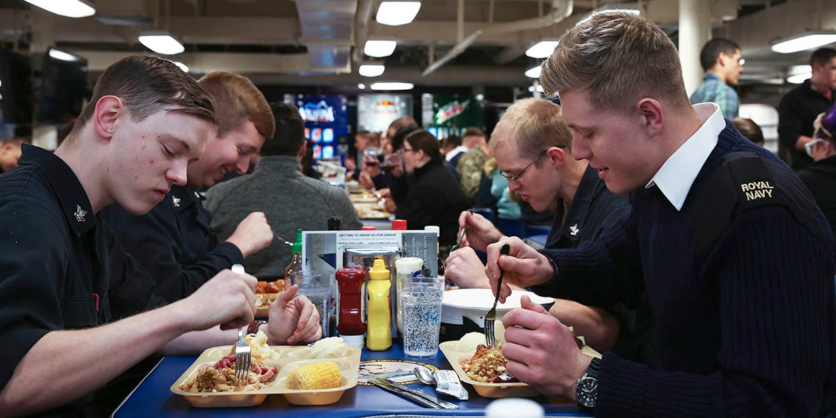 This is where you need to eat in the Navy