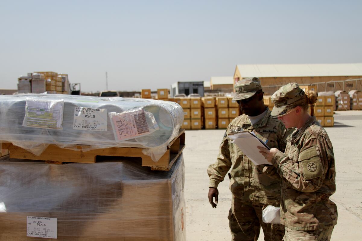 Where is the military’s stuff? Check the RFID info.