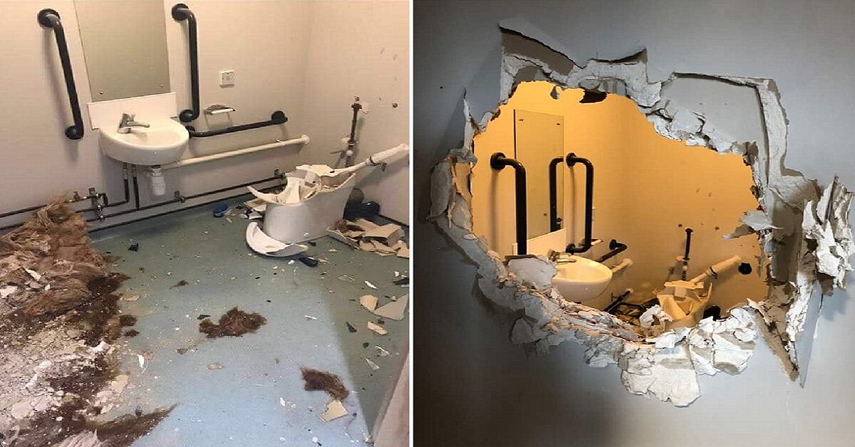 Naked British Army captain destroys toilet in harrowing bathroom escape