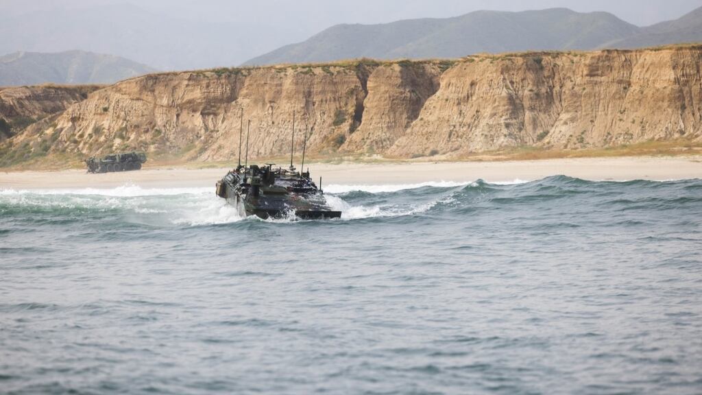 Marines put new amphibious vehicle to use overseas for 1st time