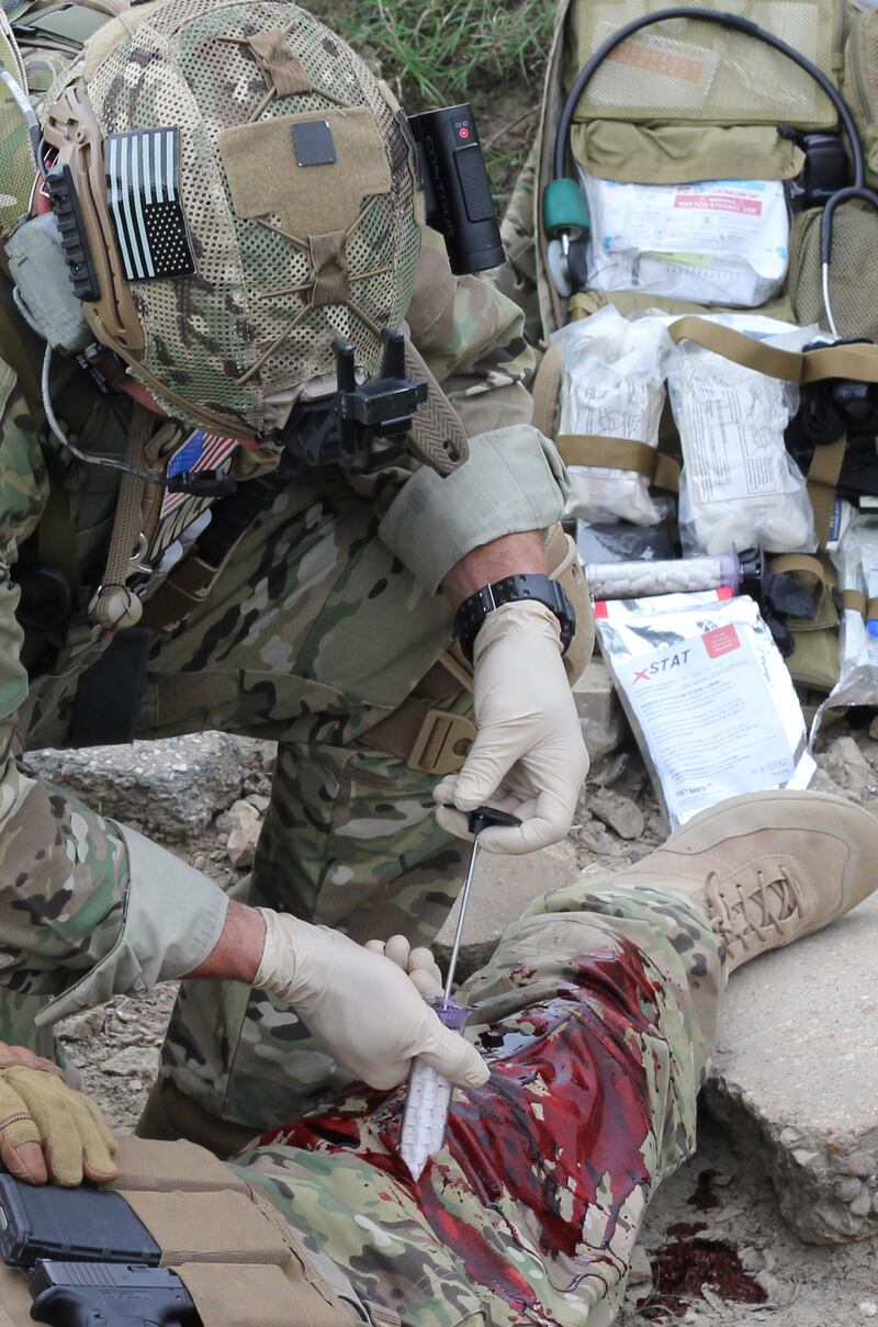 XStat sponges save coalition soldier's life after bullet wound