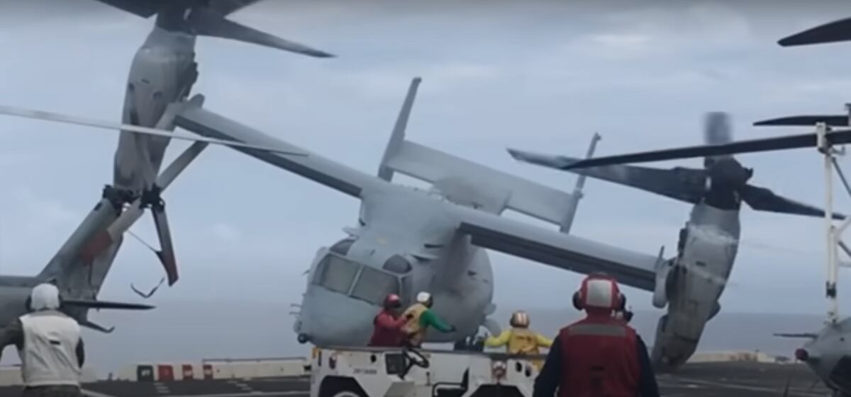 Video of fatal 2017 Marine Osprey crash shows final moments before ...