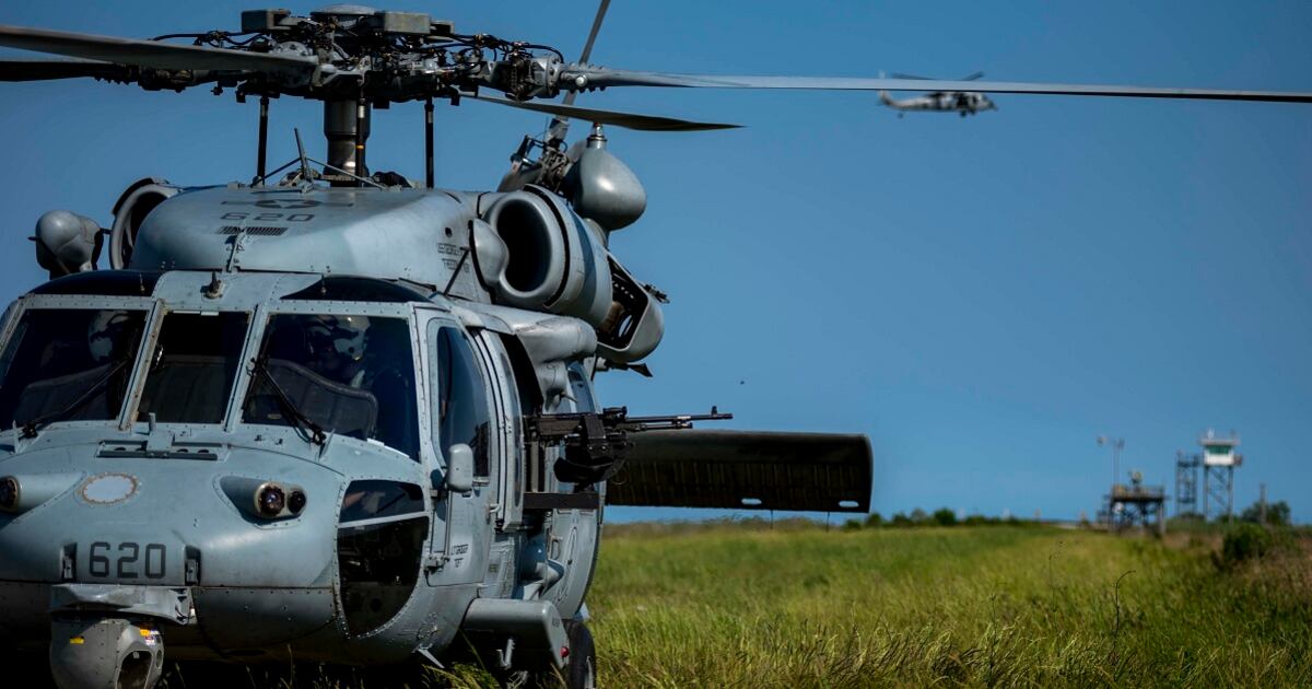 Navy helicopter crews train in West Virginia
