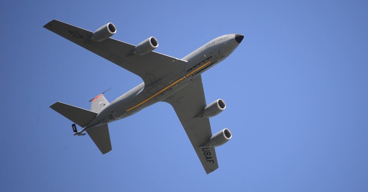 Air Force flyovers around US celebrate 100 years of air refueling
