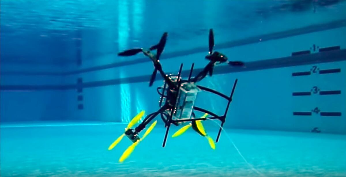 Video: Drone flies and swims, grabs the Navy's attention