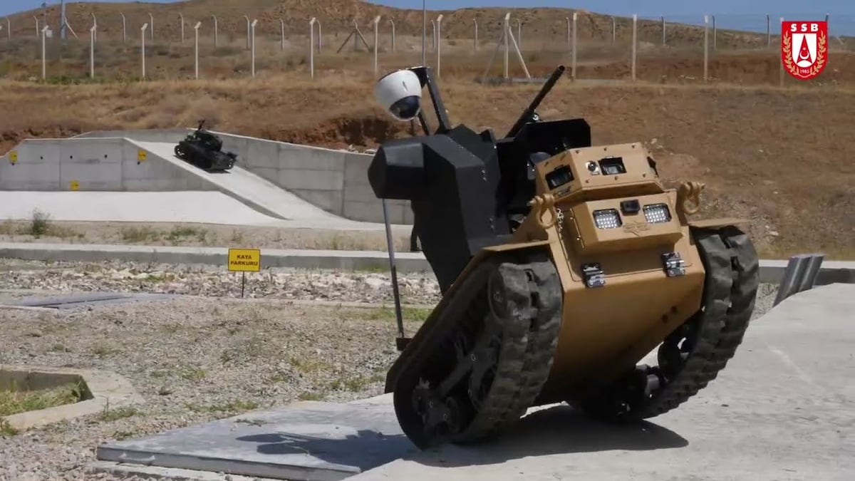 Four robotic vehicles compete for Turkish military contract