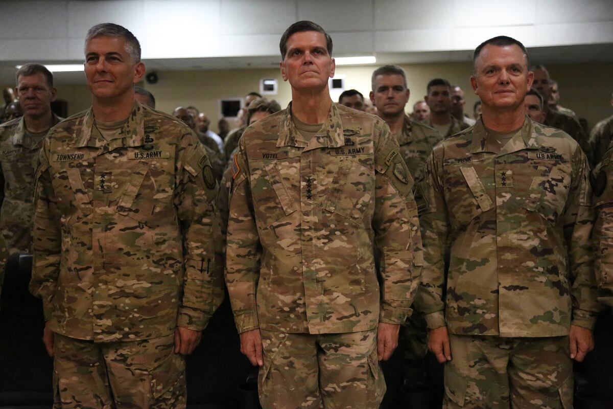 Army Lt. Gen. Funk assumes command of counter-ISIS mission